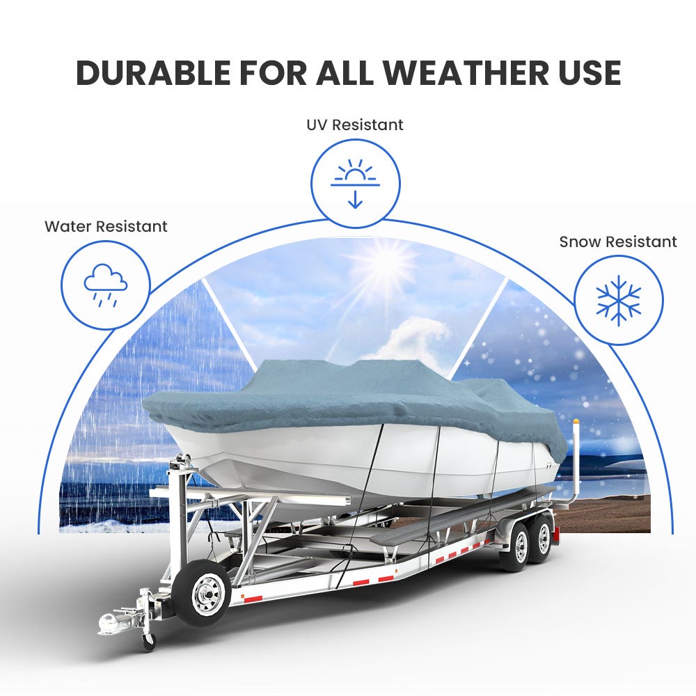 Tri-Hull Runabout Boat Covers with 10 years warranty at 20% Today ...