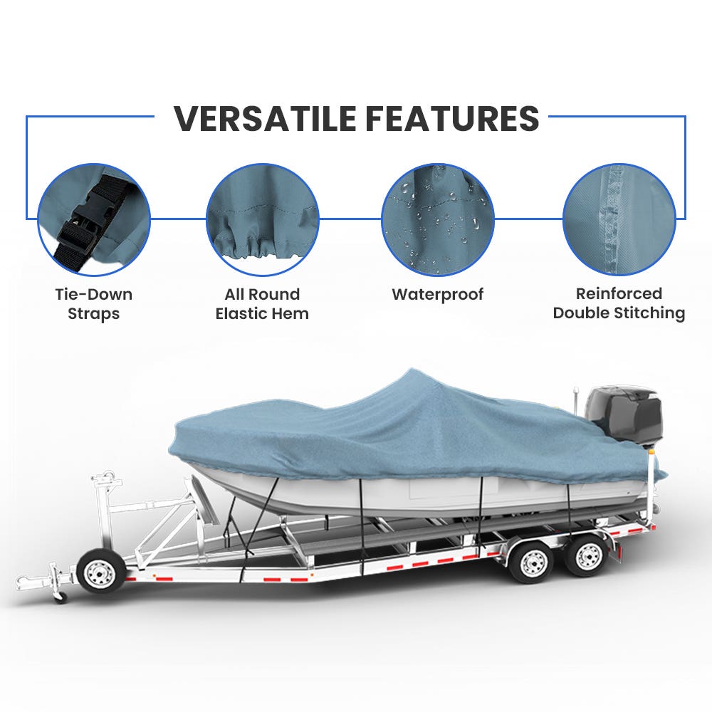 V Hull Runabout Boat Cover with 10 years warranty at 20% Today | Covers ...