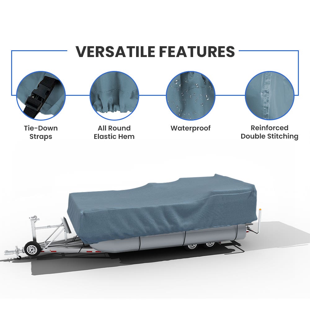 Pontoon Boat Cover with 10 years warranty at 20% Today | Covers & All