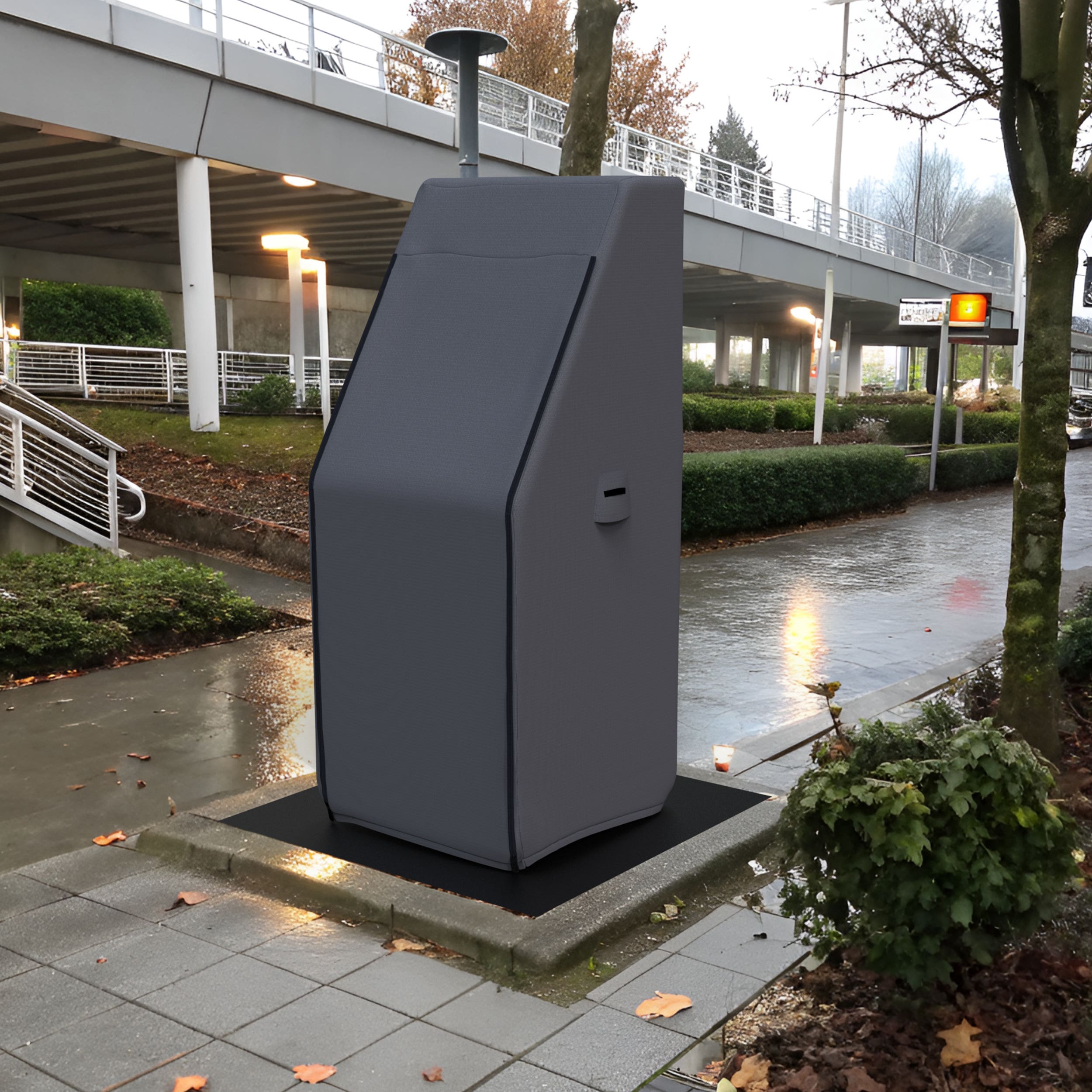 Waterproof ATM Cover Protects Against Weather Damage