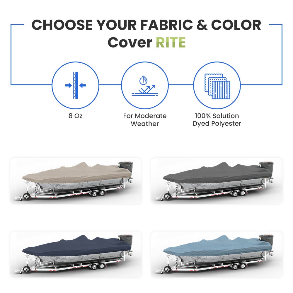 Jon Style Bass Boat Cover with 10 Years of Warranty at 20%| Cover&All