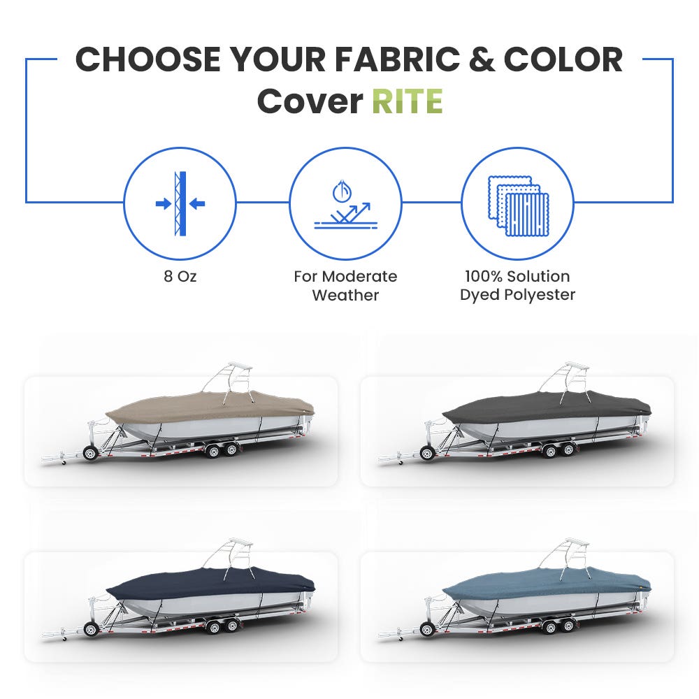 Deck Boat Cover with 10 years warranty at 20% Off Today | Covers & All