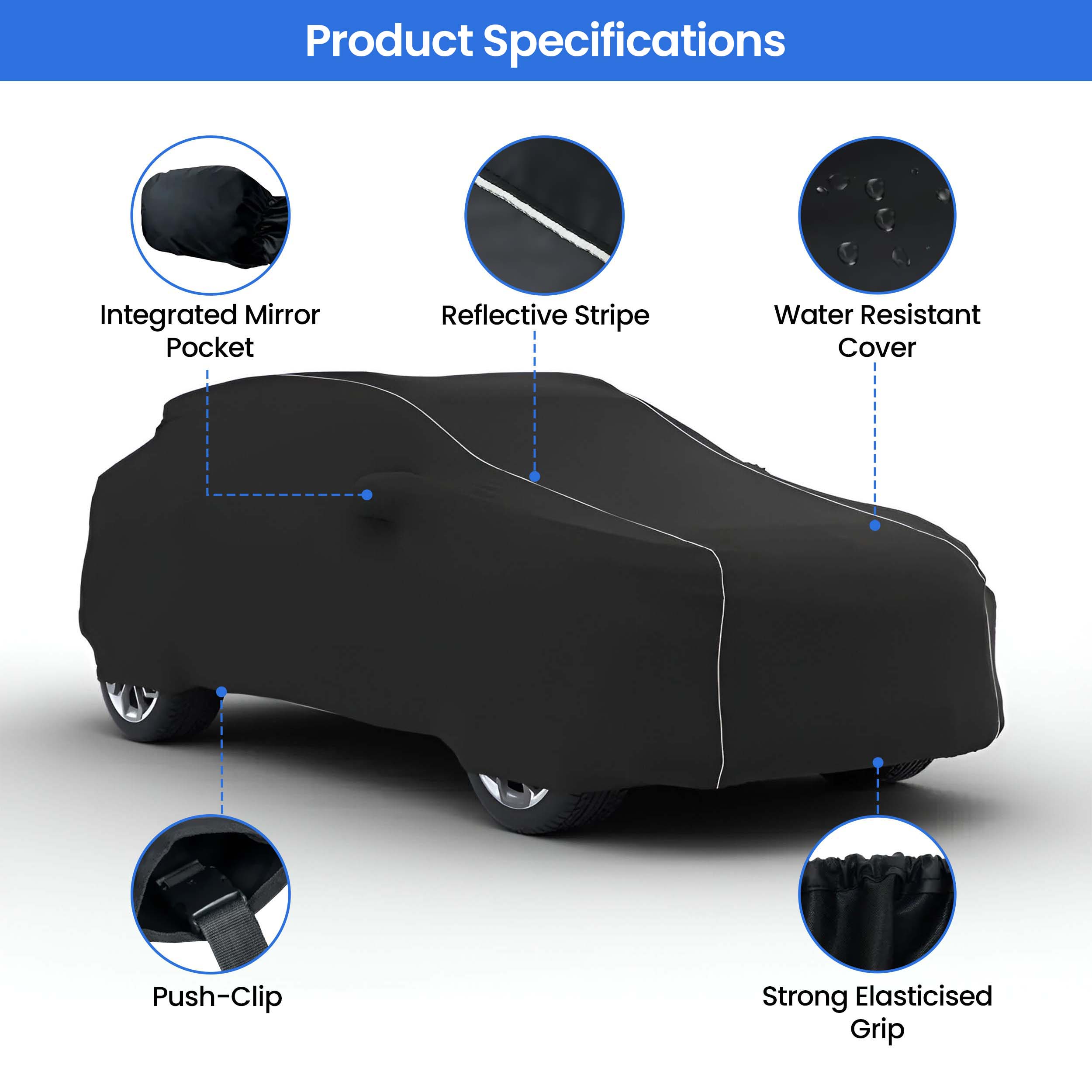 HUMMER H1 Car Cover - Lifetime Warranty & Free Storage Bag | Covers & All