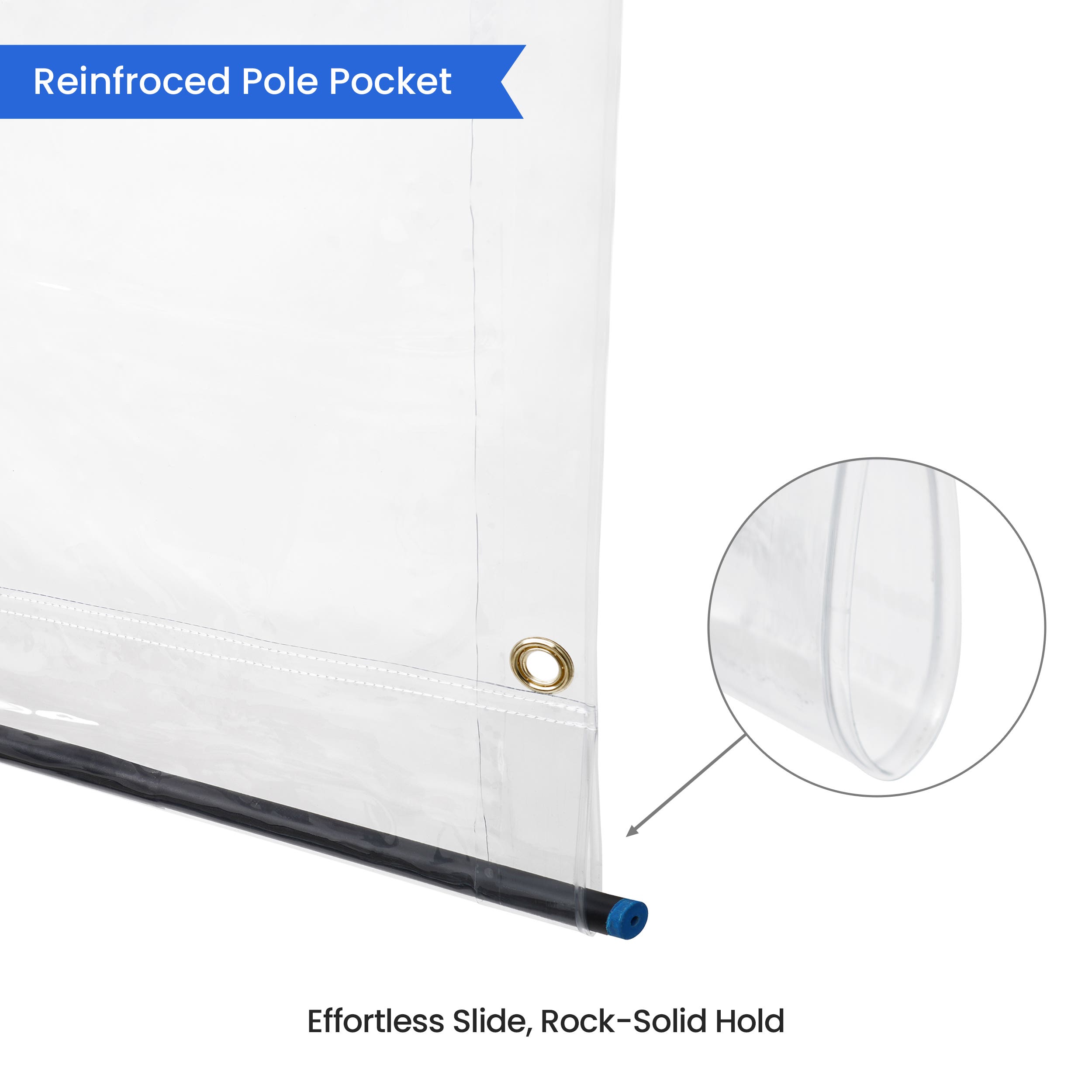 Buy Clear Vinyl Curtains - Outdoor Plastic Curtains | Covers & All