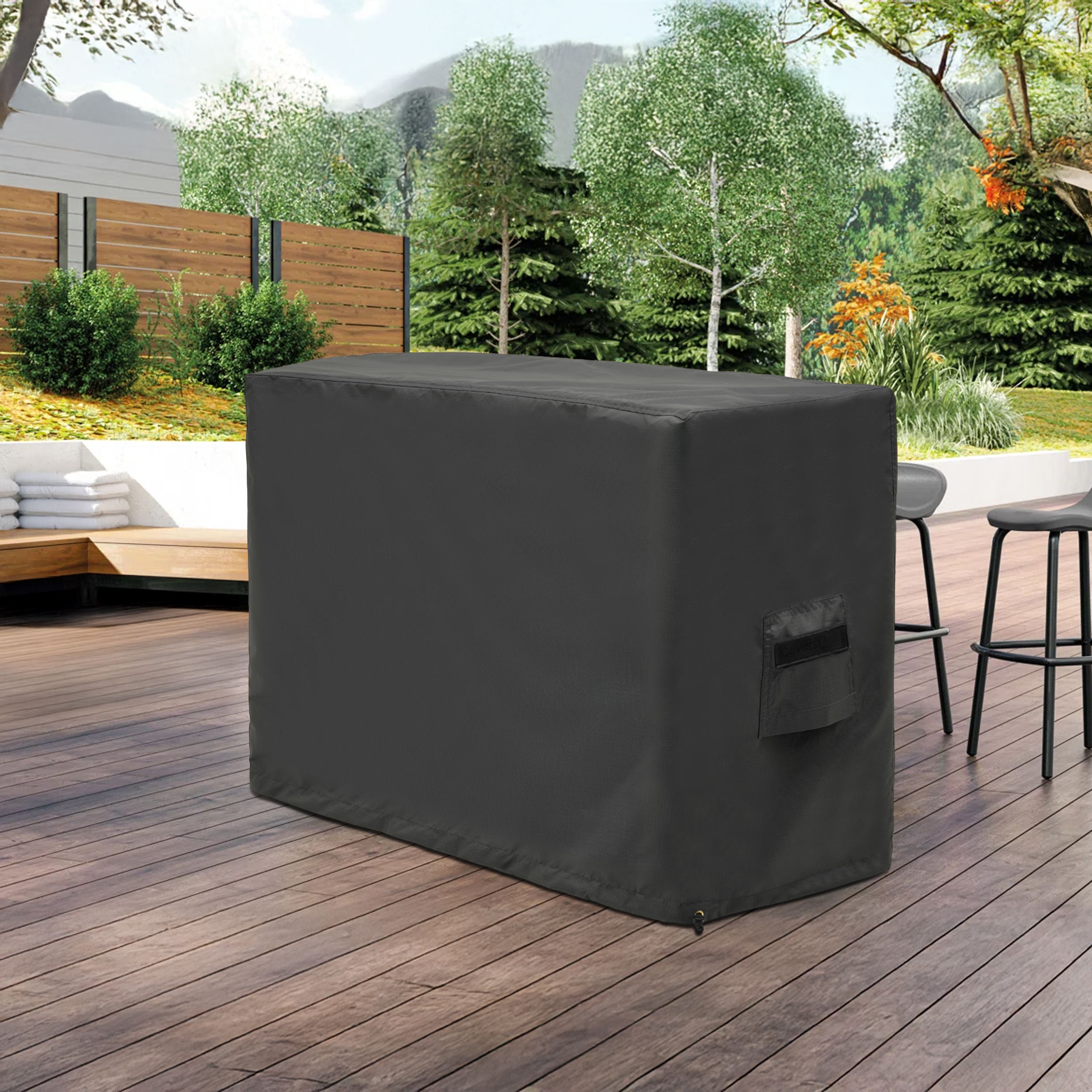 Curved Outdoor Bar Island Covers at 20% Off Today | Covers & All