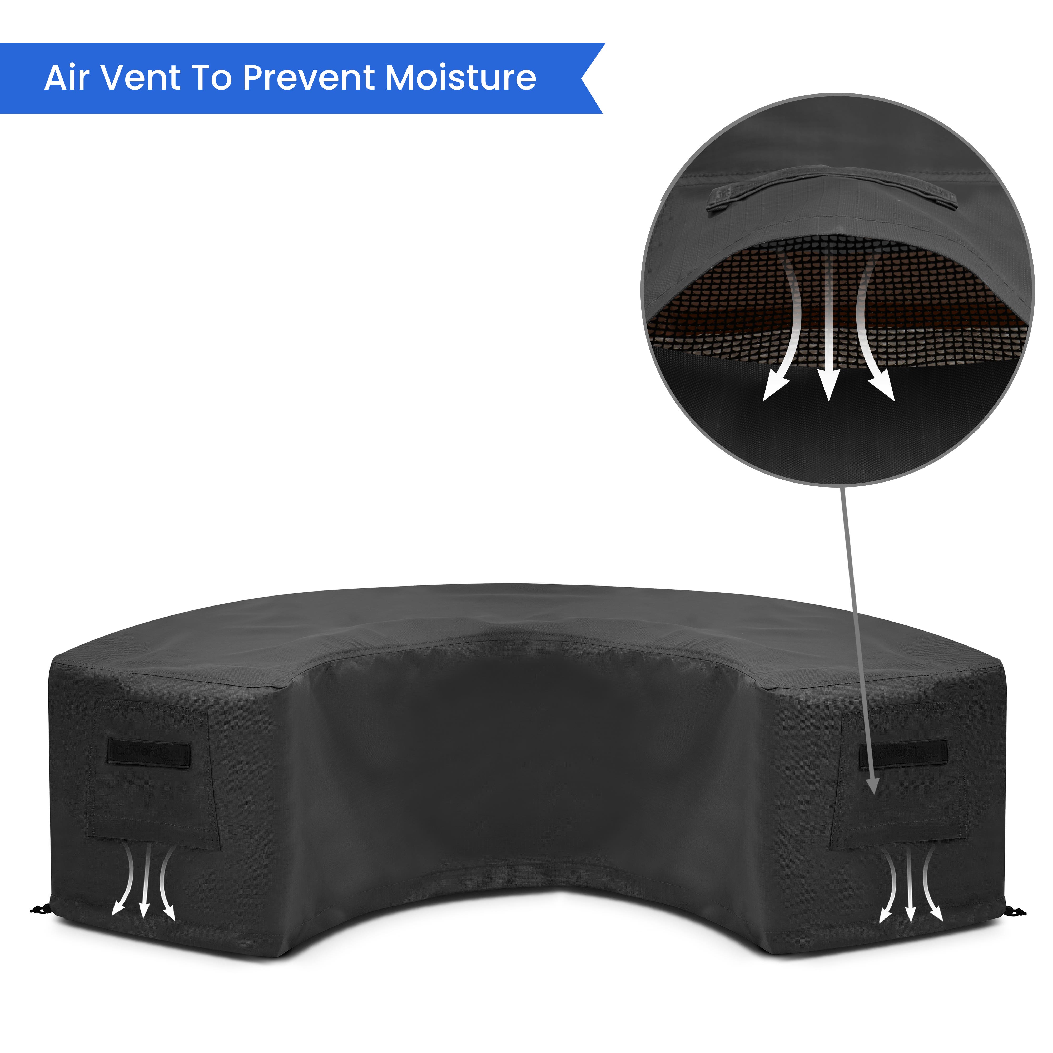 Custom Curved Couch Covers - Sofa Covers at 20% Today | Covers & All