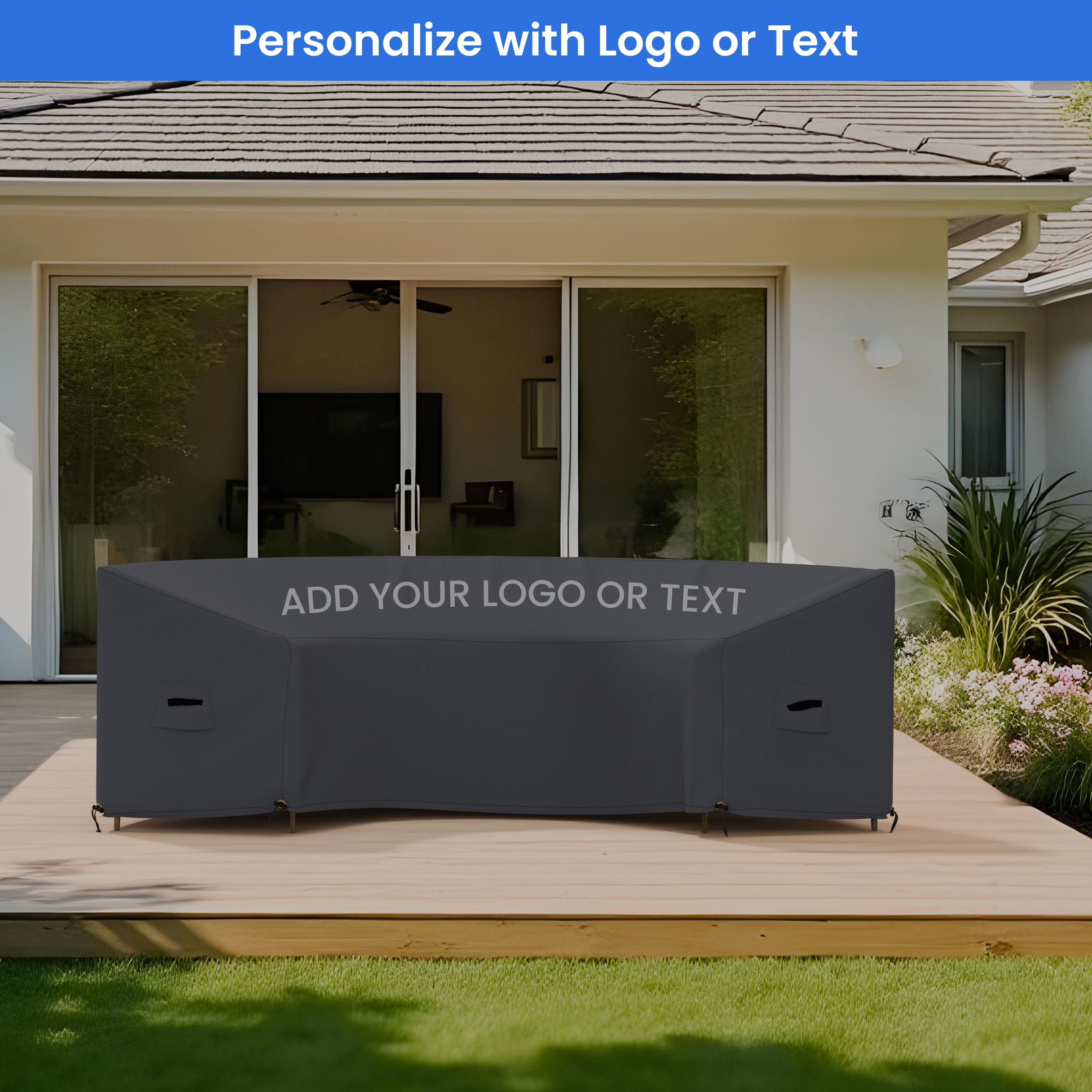 Shop High Tensile Strength Curved Sofa Covers | Covers & All