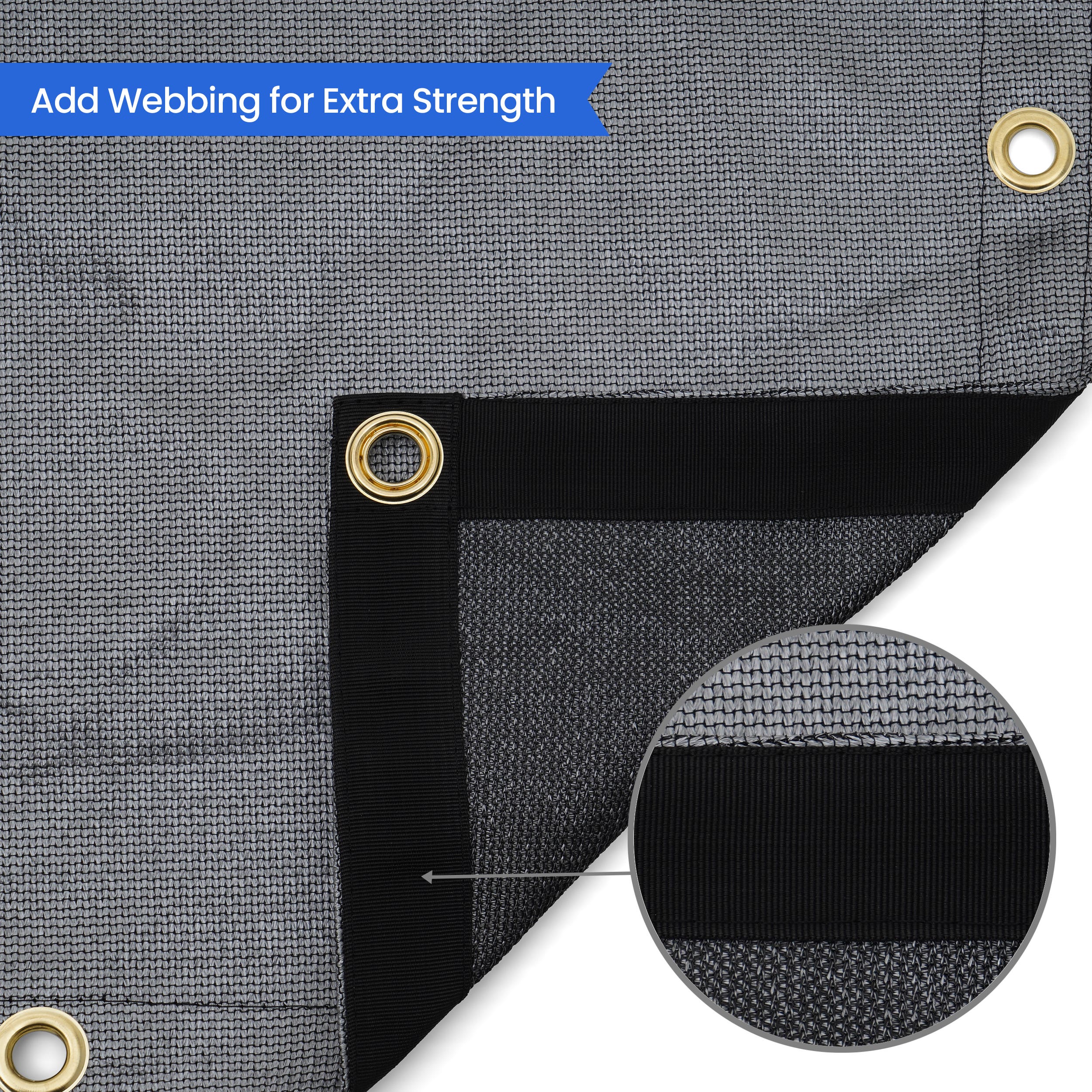95% Shade Knitted Mesh Tarps | Covers & All