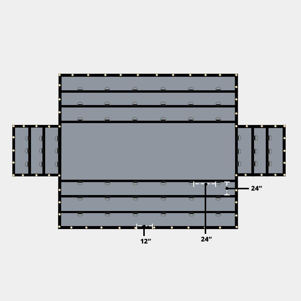 Double Flap Lumber Tarp| Covers & All