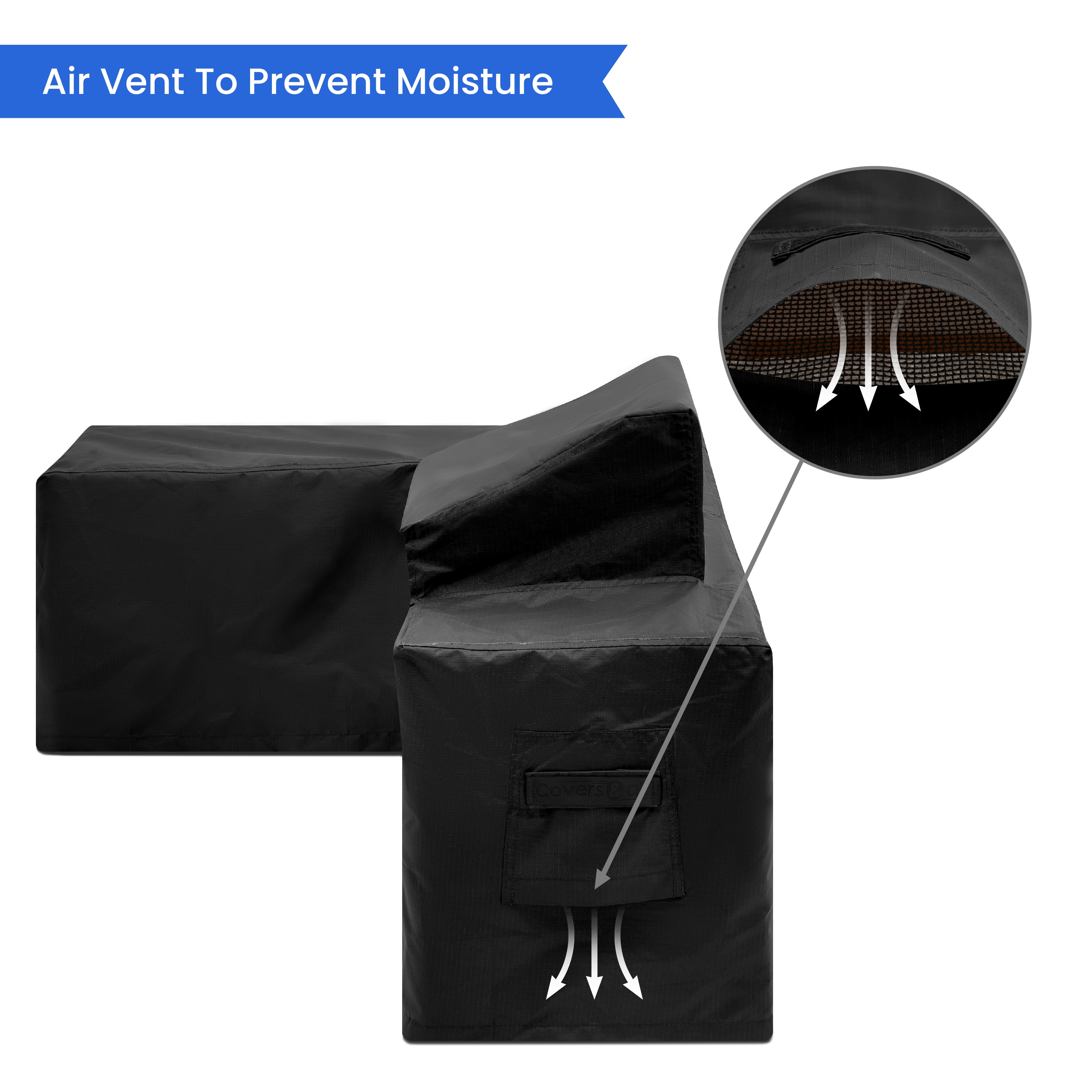 Buy L-shaped Right Island Kitchen Covers at 20% off today | Covers & All