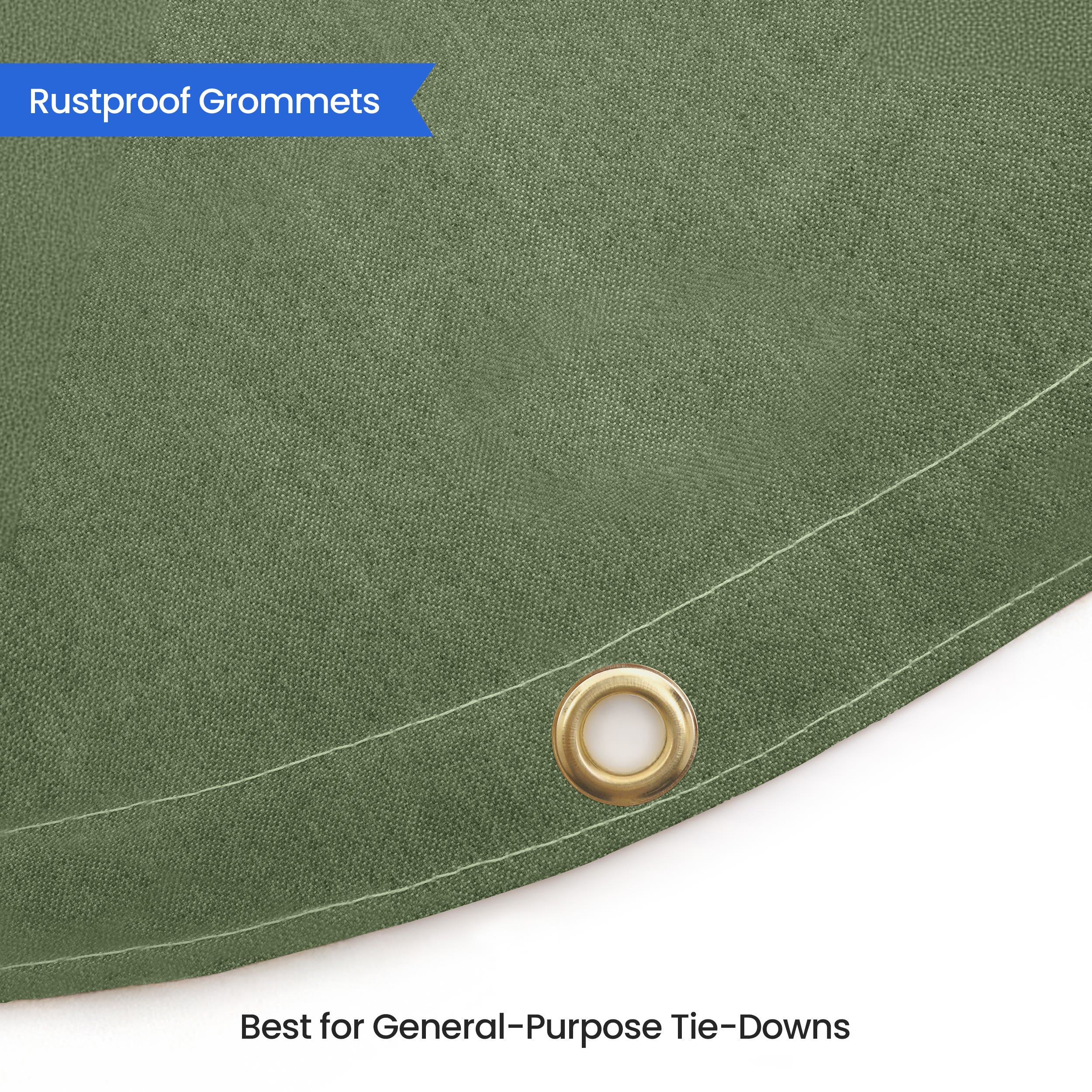 Custom Round Canvas Tarps & Get 20% Off | Covers & All