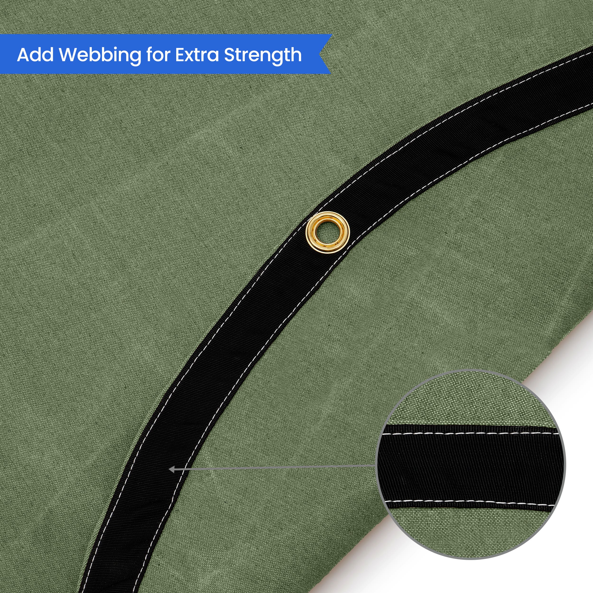 Custom Round Canvas Tarps & Get 20% Off | Covers & All