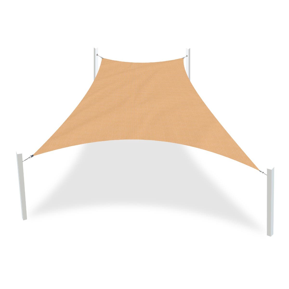 Waterproof Four-Sided Sun Shade Sail | Covers & All