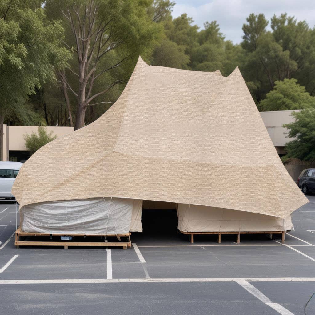 Custom Natural Untreated Canvas Tarp | Covers & All