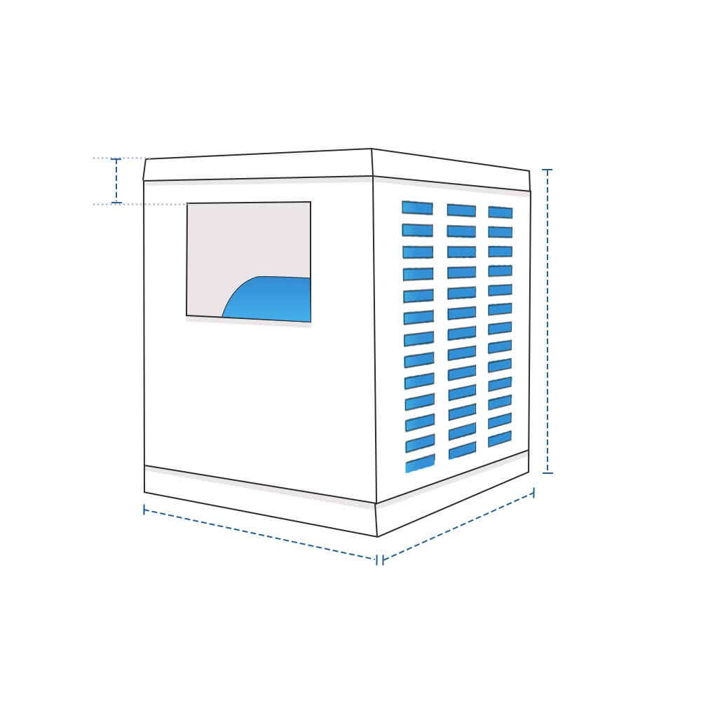 Side Discharge Swamp Cooler Covers at 20% Off Today | Covers & All