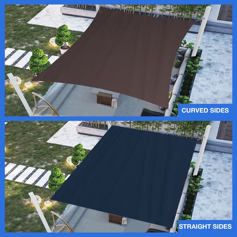 Buy Rectangle Waterproof Shade Sails & Get 20% Off | Covers & All
