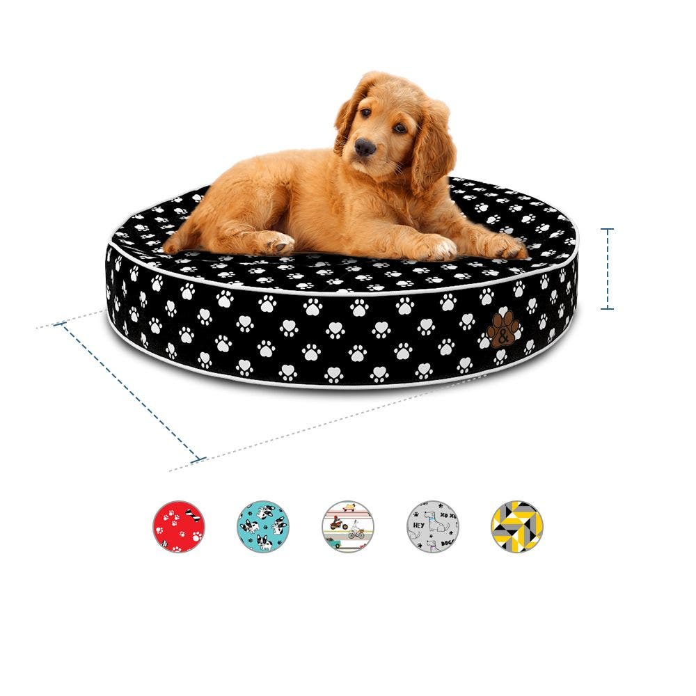 Large Dog Bed Cushion in Round Shape at 20% Off Today | Covers & All