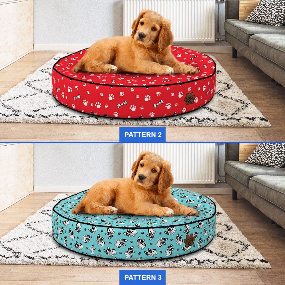 Large Dog Bed Cushion in Round Shape at 20% Off Today | Covers & All