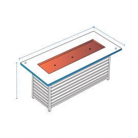 Buy Custom Rectangular Fire Pit Covers in Design 2 & Get 20% OFF ...