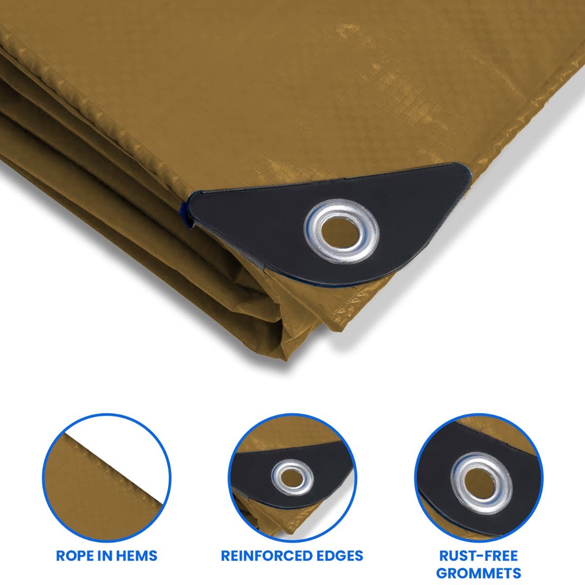 Buy 5' x 7' Economy Poly Tarps & Get 20% Off | Covers & All