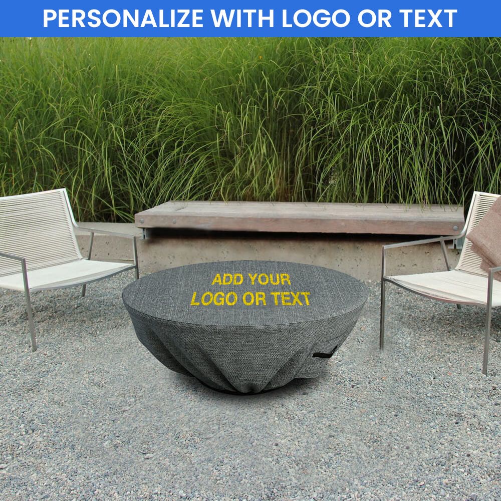 Shop Round Fire Bowl Covers - Custom Fire Pit Covers at Coversandall