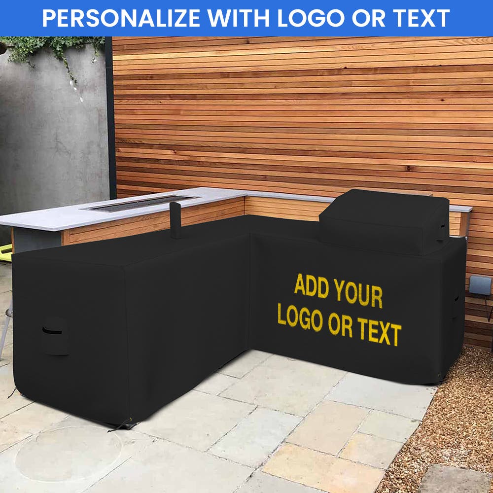 Buy L-shaped Right Island Kitchen Covers at Best Prices | Covers & All