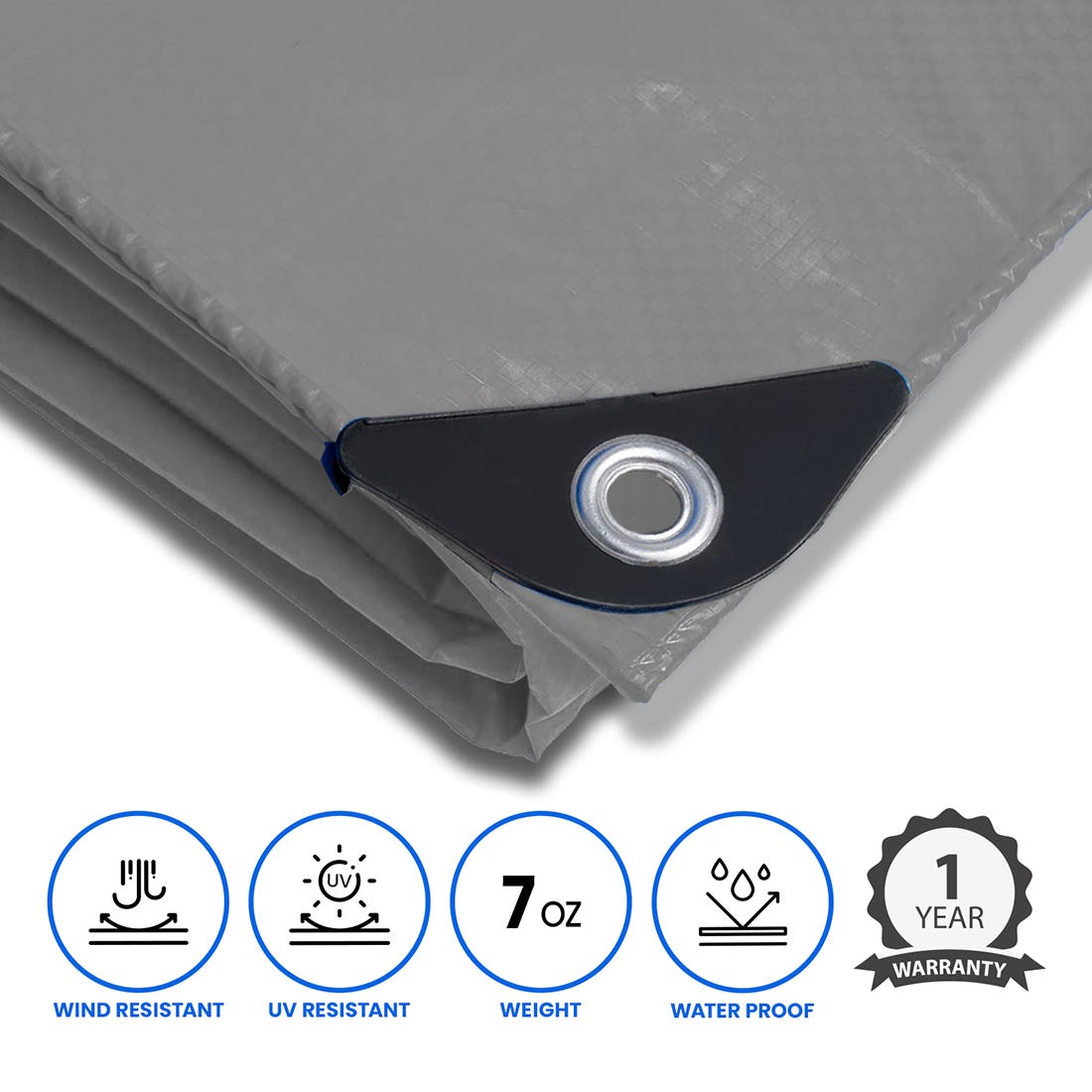 Buy 12' x 16' Heavy Duty Poly Tarps & Get 20% Off | Covers & All