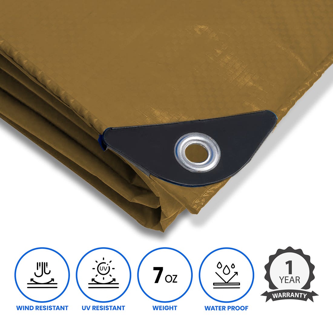 Buy 6' x 8' Heavy Duty Poly Tarps & Get 20% Off | Covers & All