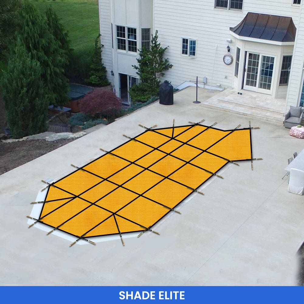 Buy Left/Right Corner Steps Grecian Pool Cover at Best Price | Covers & All