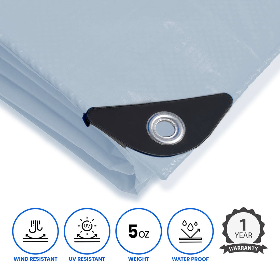 Buy 10' x 12' Medium Duty Poly Tarps & Get 20% Off | Covers & All