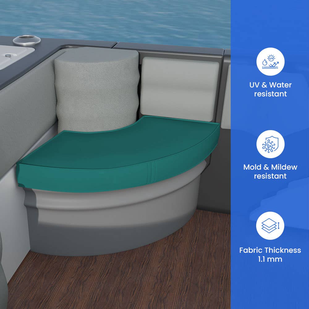 Buy Curved Boat Cushion with 10 years warranty at 20% Off| Covers & All