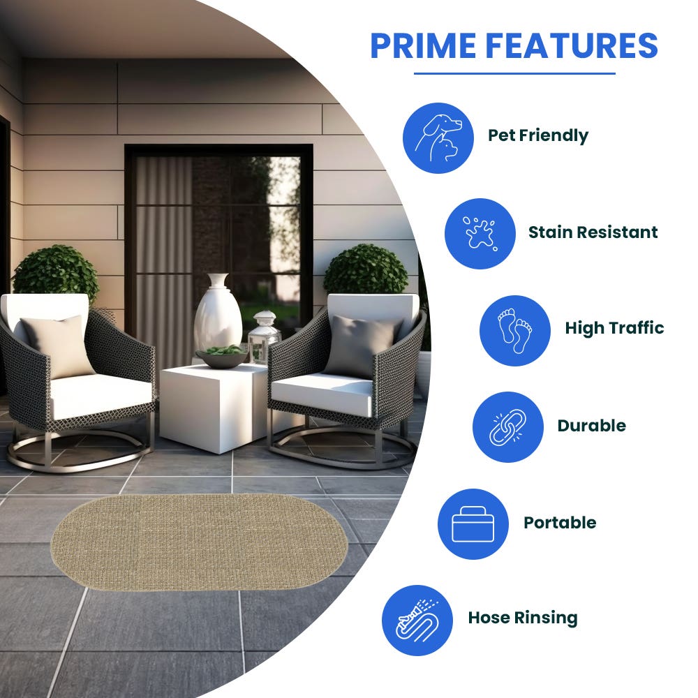 Oval Outdoor Rugs at 20% Today | Covers & All