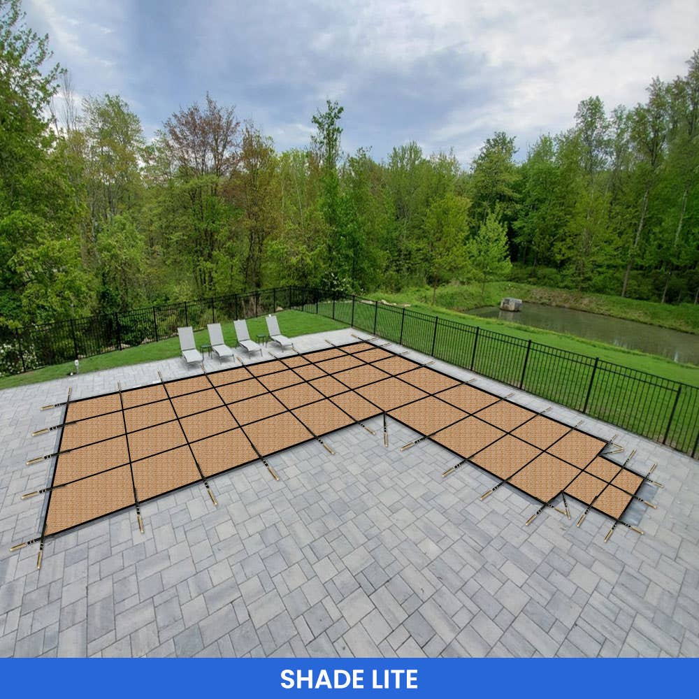 Buy Center Steps L Shape Pool Cover at Best Price | Covers & All