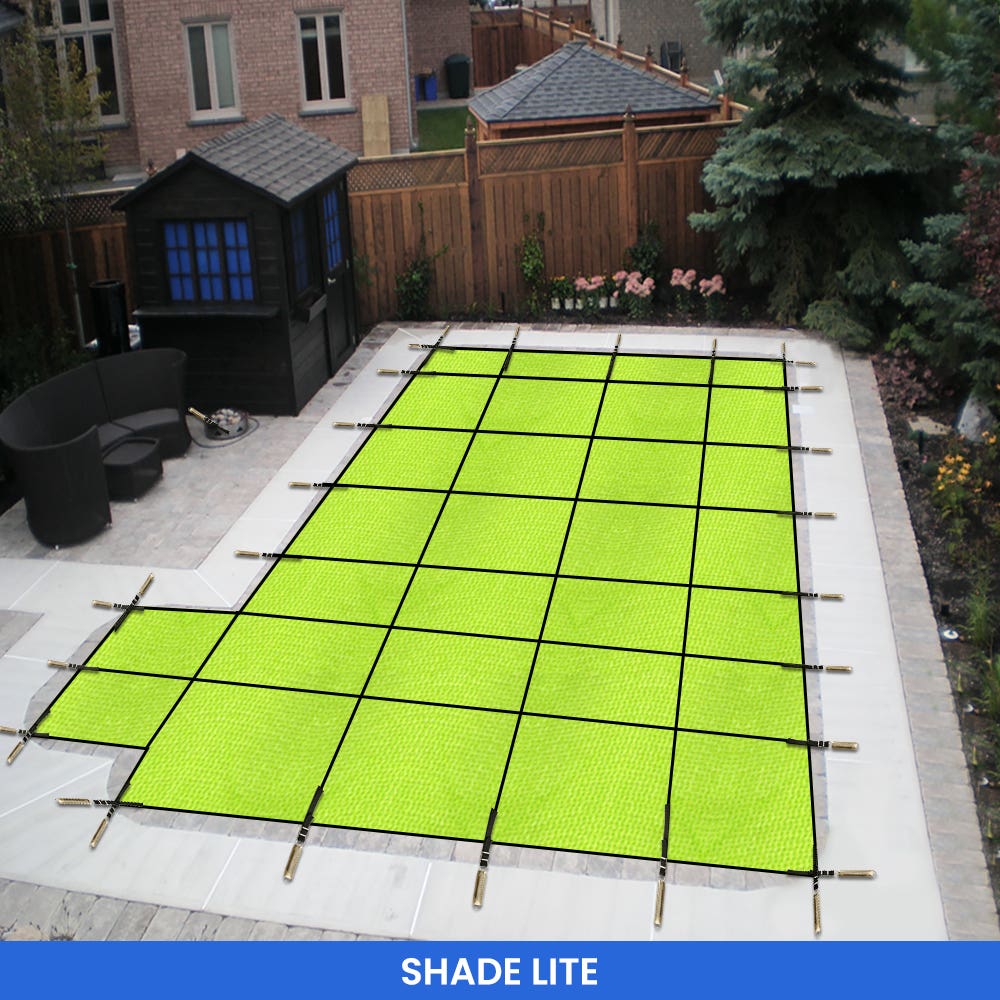 Left/Right Steps Rectangular Pool Cover at Best Price + Free Shipping ...