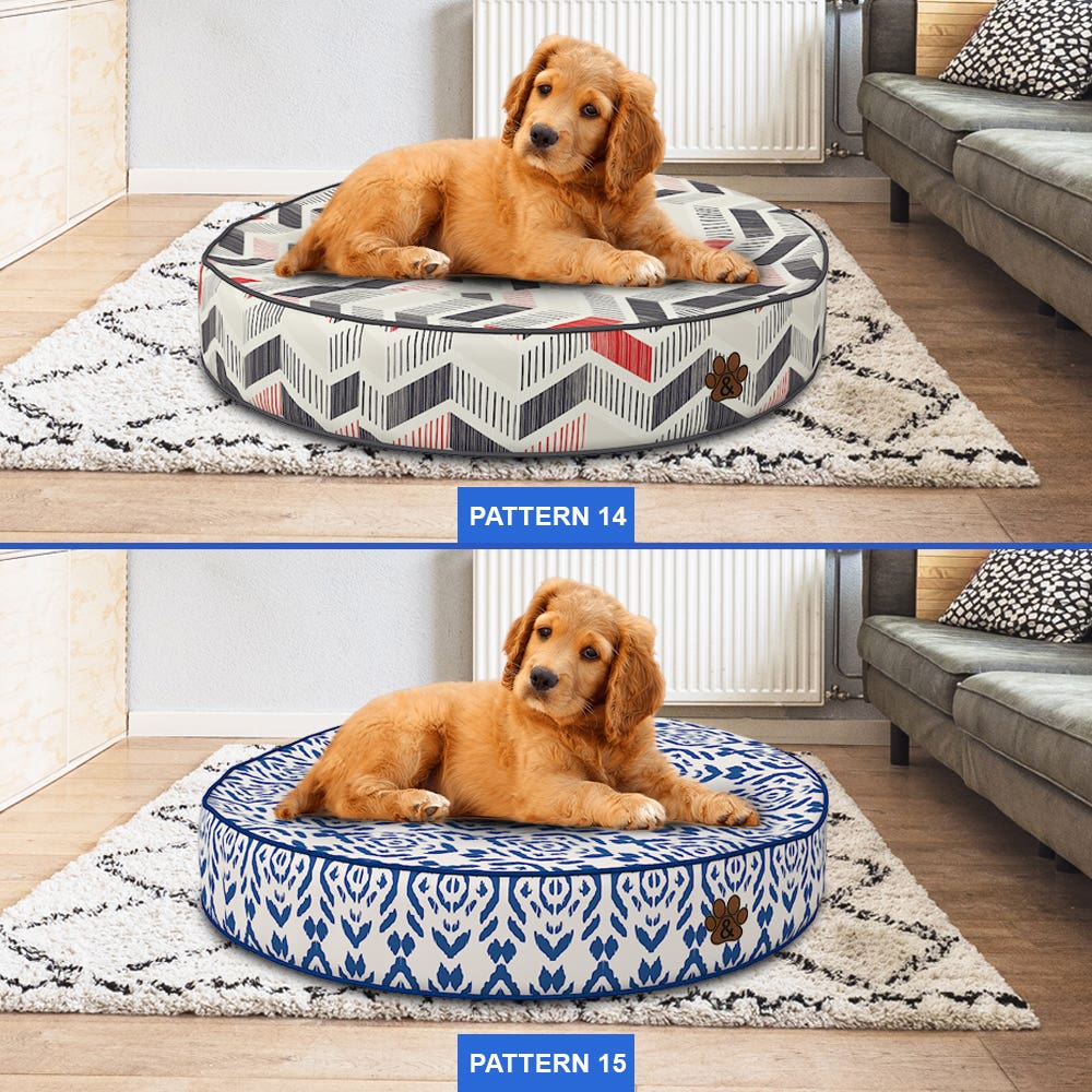 Large Dog Bed Cushion in Round Shape at 20% Off Today | Covers & All