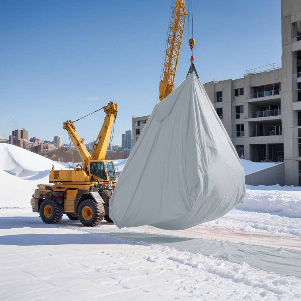 Snow Tarps for Construction Use | Covers & All