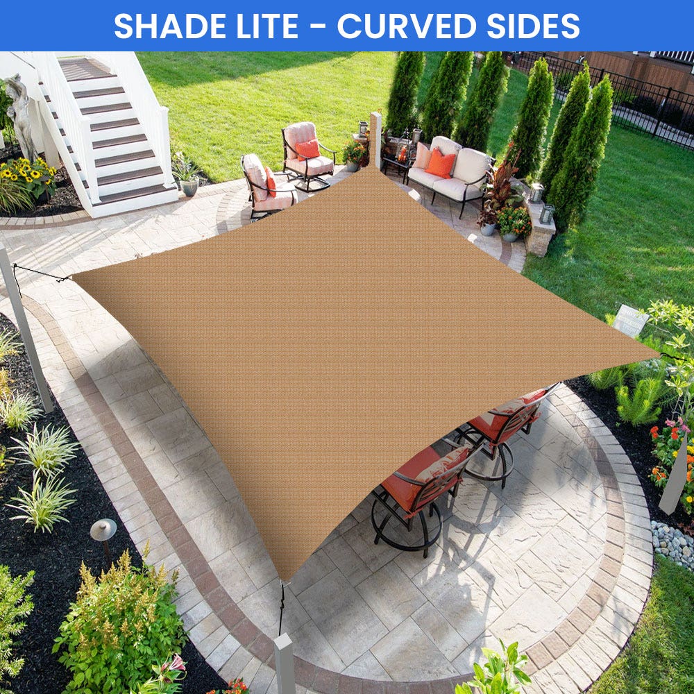 Custom Square Sun Shade Sails & Get 20% Off | Covers & All