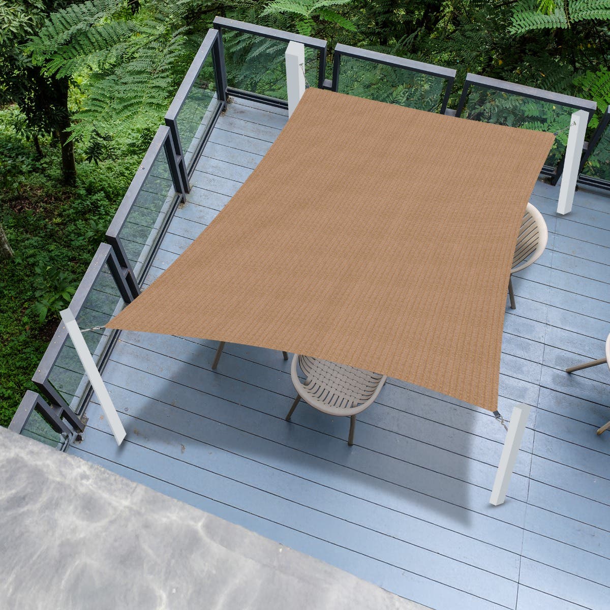 Custom Sun Shade Sails Rectangle & Get Upto 20% Off | Covers & All