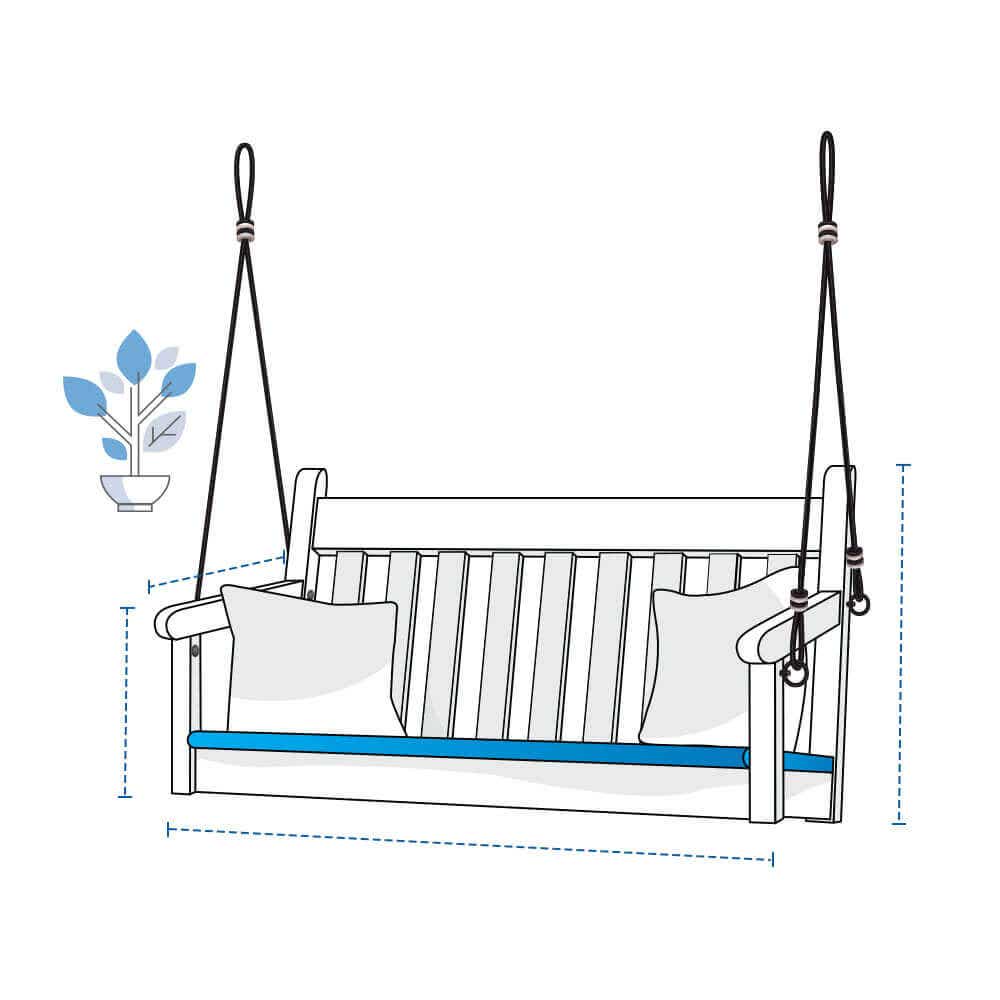 porch swing coloring book pages